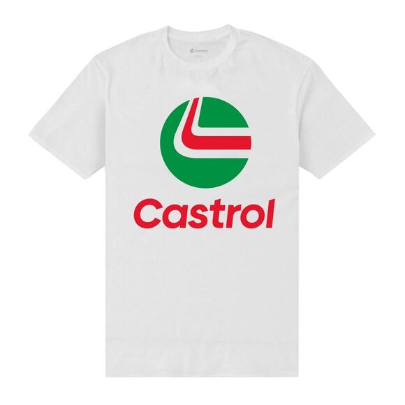 Castrol | Shirts | Castrol Unisex Adult Logo Tshirt White | Poshmark